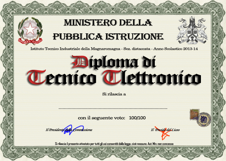 secondary school diploma
